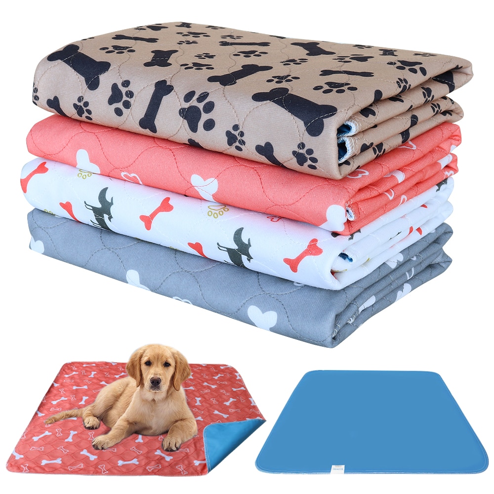 Reusable Pet Urine Pad Washable Dog Cat Diaper Mat 3 Layer Absorbent ...